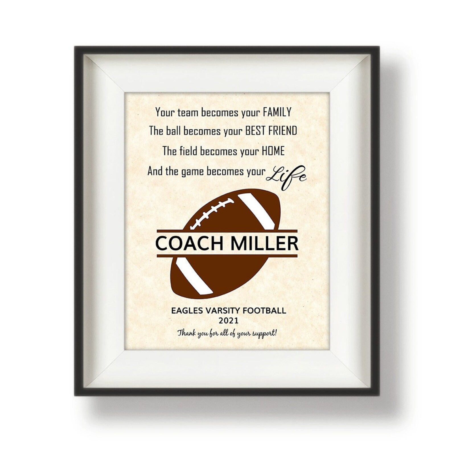 Gifts for Football Coaches, Football Coaches Gifts, Football Coach Gift ...
