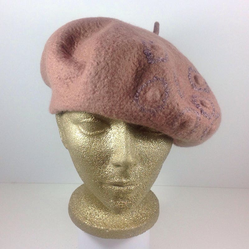 Felt Beret - Etsy