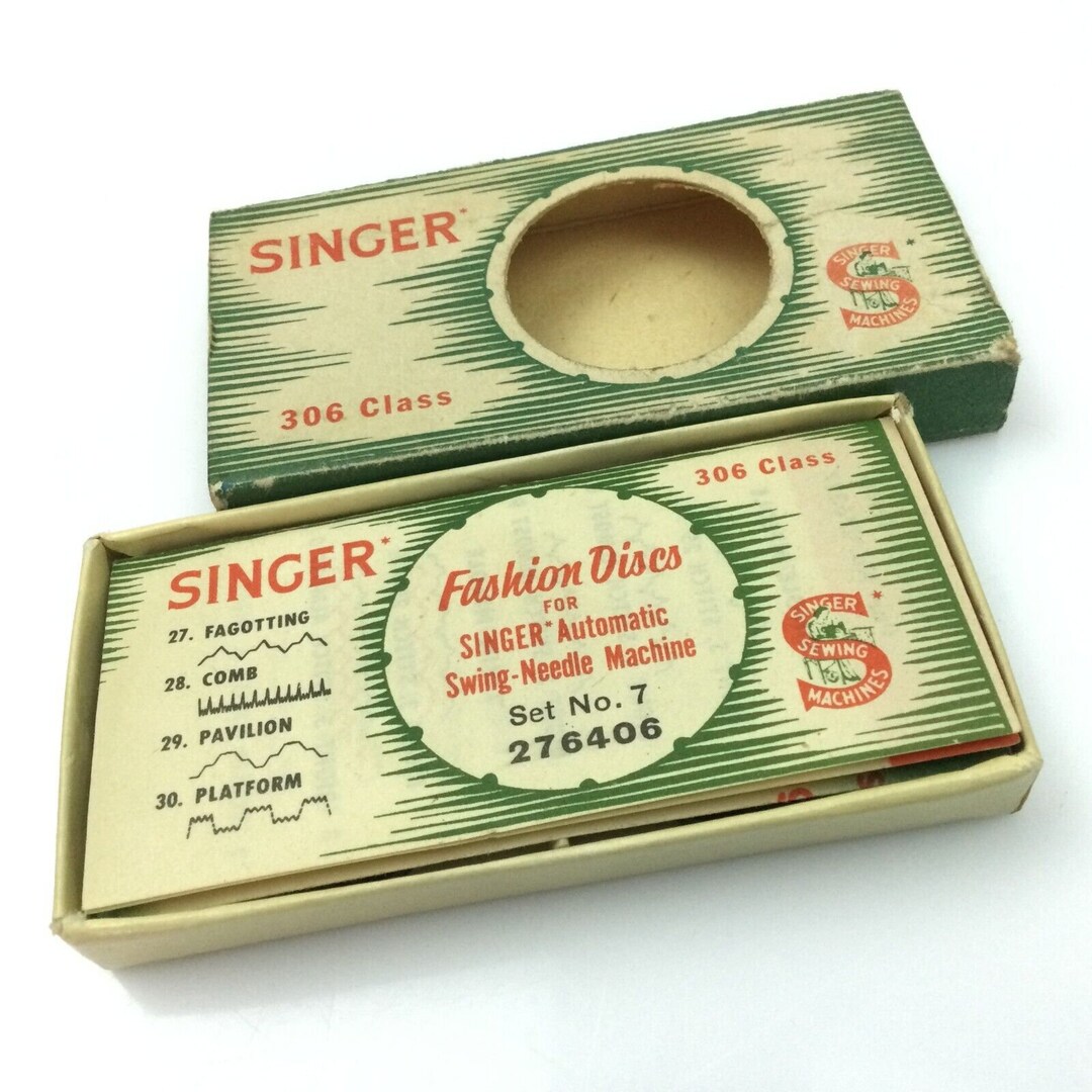 Vintage Singer Class 306 Sewing Machine Fashion Cams / Discs SET 7 - Etsy
