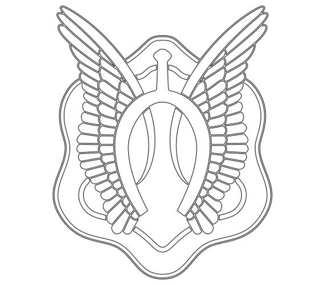 US Army 17th Cavalry Regiment Unit Crest Vector Files Dxf Eps - Etsy