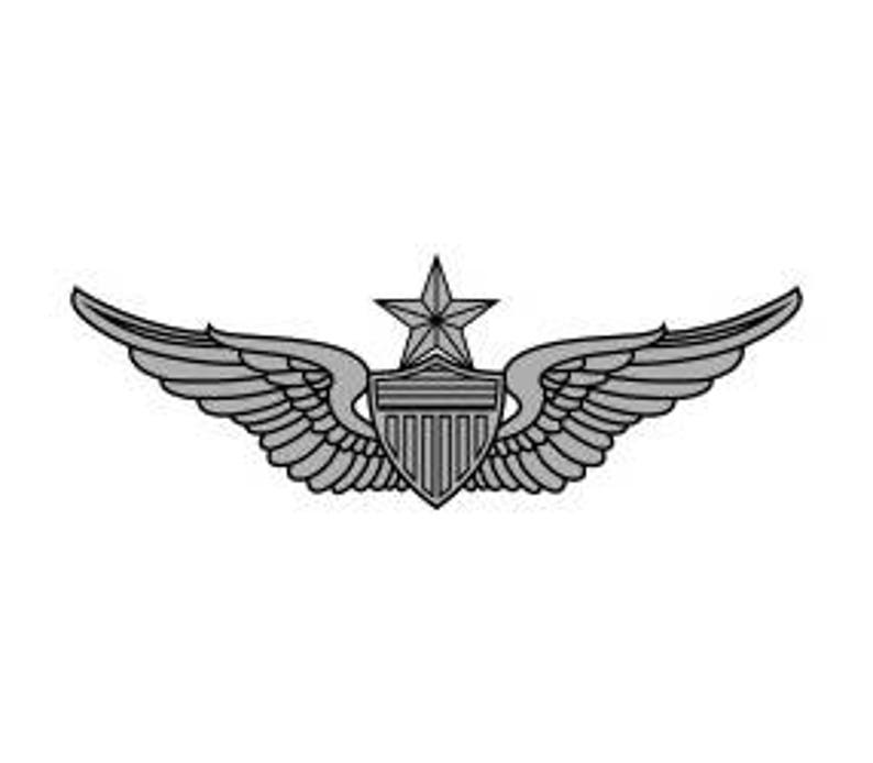 US Army Senior Aviator Badge Vector Files Dxf Eps Svg Ai Crv | Etsy