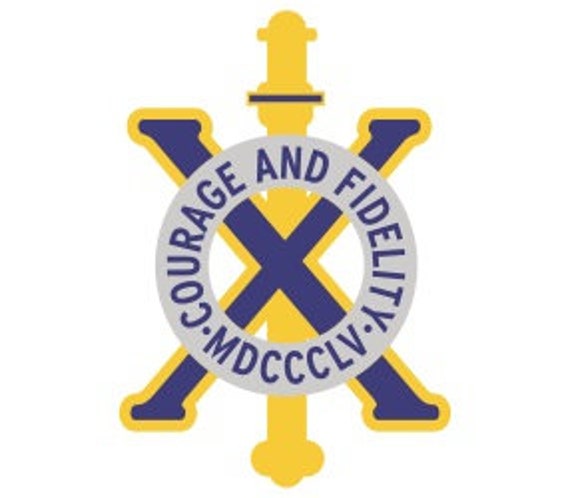 US Army 10th Infantry Regiment Unit Crest Vector Files Dxf | Etsy