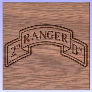 US Army 2nd Ranger Battalion Patch Vector Files, Dxf Eps Svg Ai Crv - Etsy