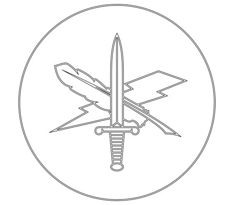 US Army Public Affairs Branch Insignia Vector Files, Dxf Eps Svg Ai Crv ...