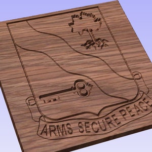 US Army 143rd Infantry Regiment Unit Crest Vector Files, Dxf Eps Svg Ai ...