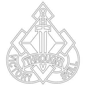 US Army Maneuver Support Center of Excellence Unit Crest Vector Files ...