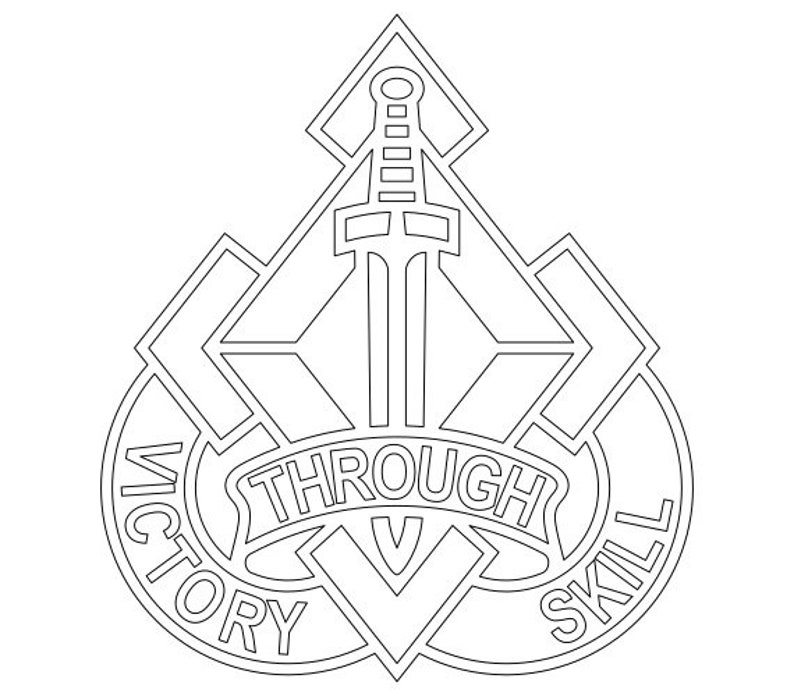 US Army Maneuver Support Center of Excellence Unit Crest Vector Files ...