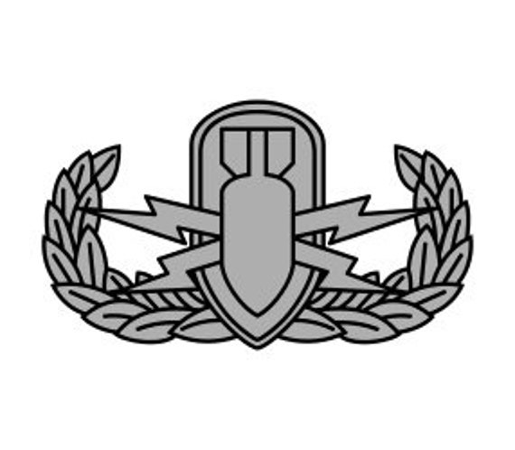 US Army Basic Explosive Ordnance Disposal Badge Vector Files - Etsy
