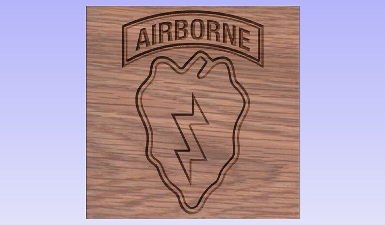 US Army 25th Infantry Division Patch With Airborne Tab Vector - Etsy