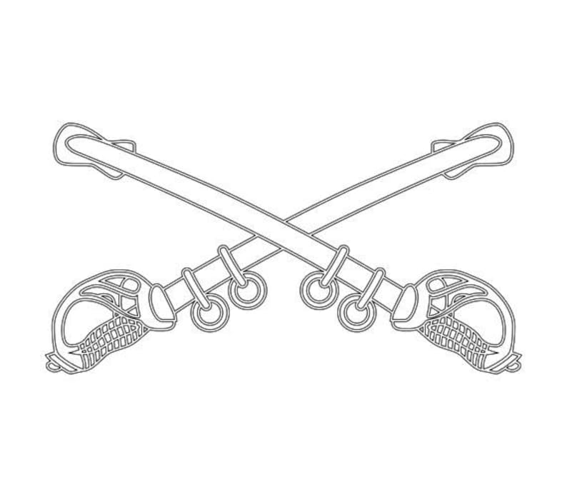US Army Cavalry Branch Insignia Vector Files Dxf Eps Svg Ai - Etsy US Army Cavalry Branch Insignia Vector Files Dxf Eps Svg Ai - Etsy