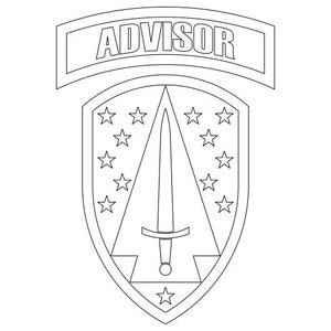 US Army Security Force Assistance Brigade Patch Vector Files, Dxf Eps ...