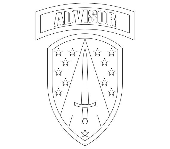 US Army Security Force Assistance Brigade Patch Vector Files | Etsy