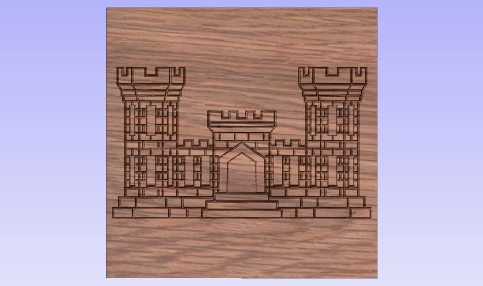 US Army Engineer Branch Insignia Vector Files, Dxf Eps Svg Ai Crv - Etsy