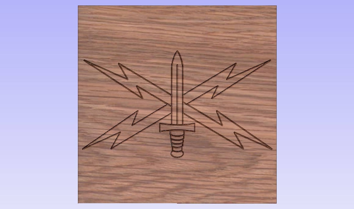 US Army Cyber Corps Branch Insignia Vector Files, Dxf Eps Svg Ai Crv - Etsy