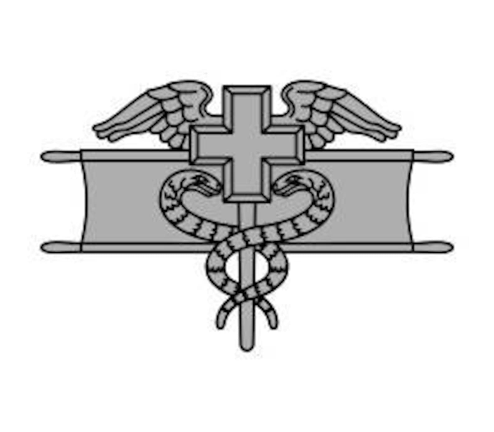 US Army Expert Field Medical Badge Vector Files dxf eps svg | Etsy