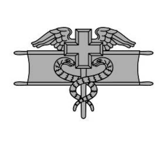 US Army Expert Field Medical Badge Vector Files Dxf Eps Svg | Etsy
