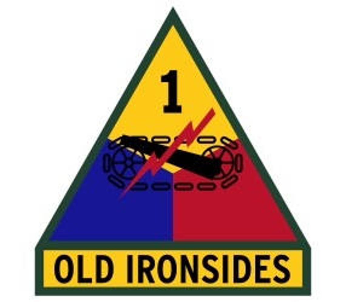 US Army 1st Armored Division Patch Vector Files, Dxf Eps Svg Ai Crv - Etsy