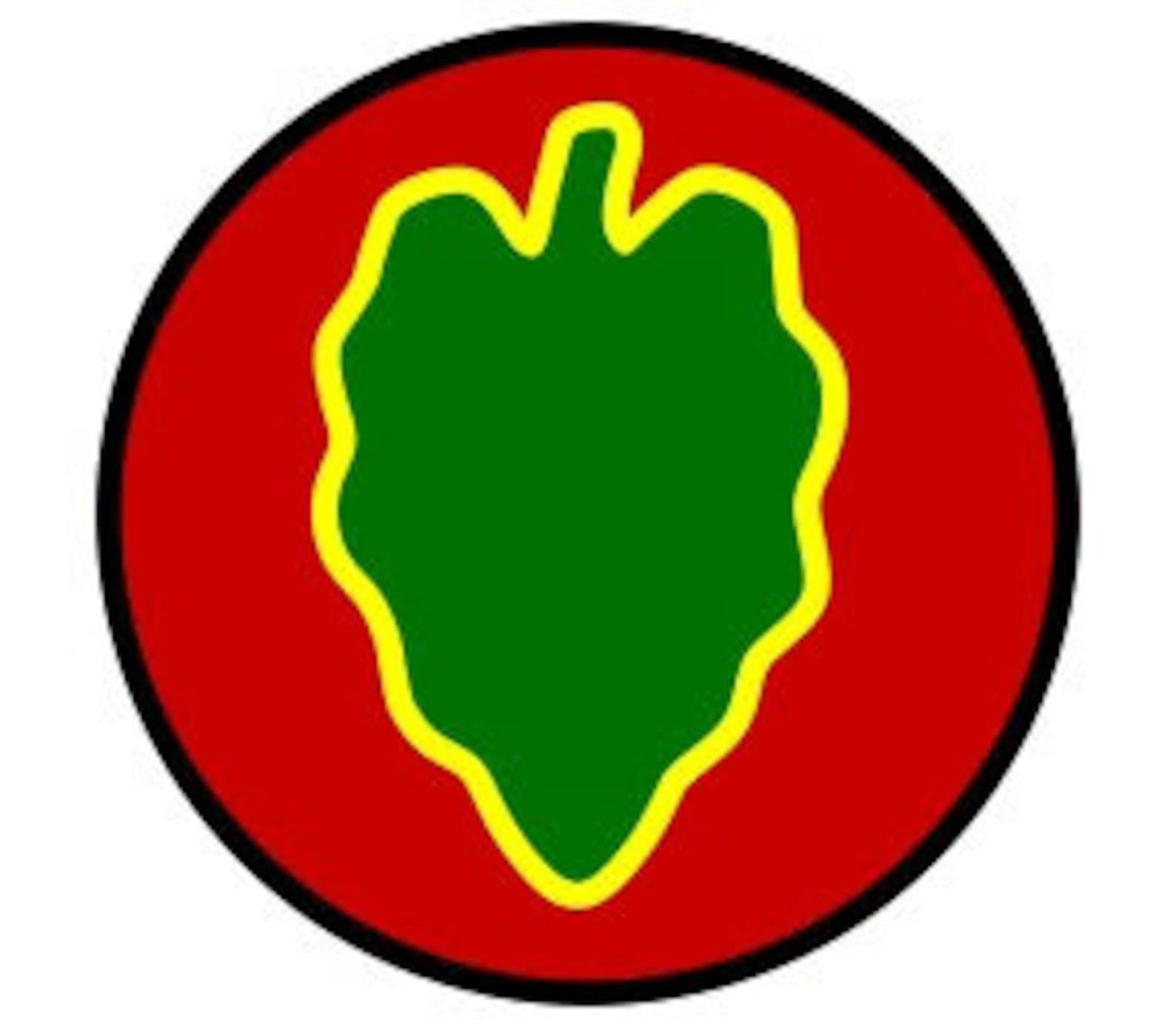US Army 24th Infantry Division Patch Vector Files, Dxf Eps Svg Ai Crv ...
