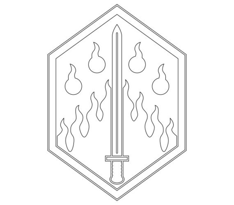 US Army 48th Chemical Brigade Patch Vector Files Dxf Eps Svg | Etsy