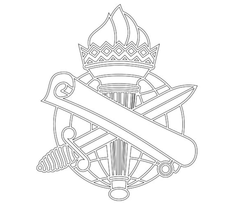 US Army Civil Affairs Branch Insignia Vector Files Dxf Eps - Etsy