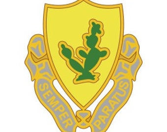 US Army 16th Cavalry Regiment Unit Crest Vector Files Dxf Eps | Etsy