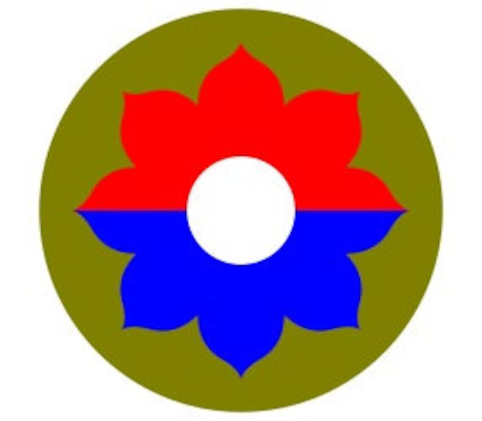 US Army 9th Infantry Division Patch Vector Files Dxf Eps Svg - Etsy