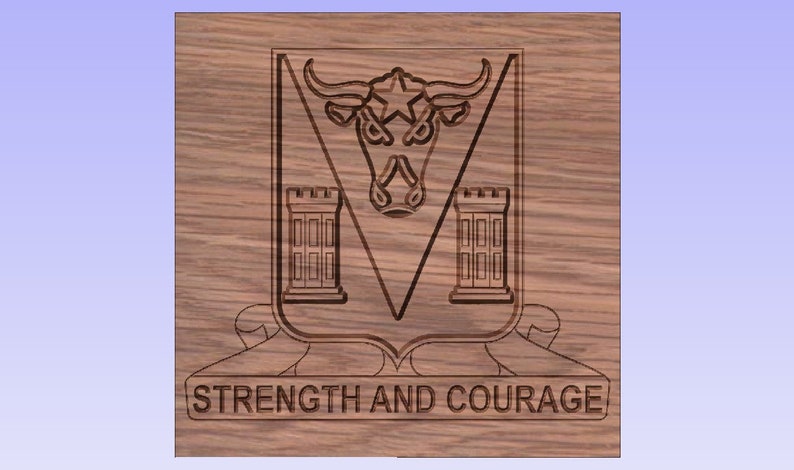 US Army 82nd Brigade Engineer Unit Crest Vector Files Dxf Eps - Etsy