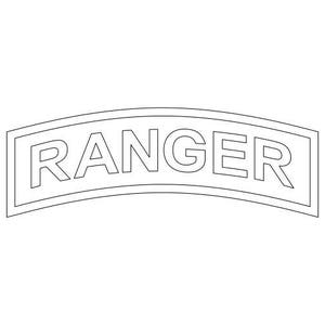 US Army Ranger Tab Vector Files, Dxf Eps Svg Ai Crv - Etsy