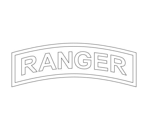 US Army Ranger Tab Vector Files, Dxf Eps Svg Ai Crv - Etsy