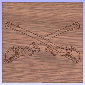 US Army Cavalry Branch Insignia Vector Files, Dxf Eps Svg Ai Crv - Etsy