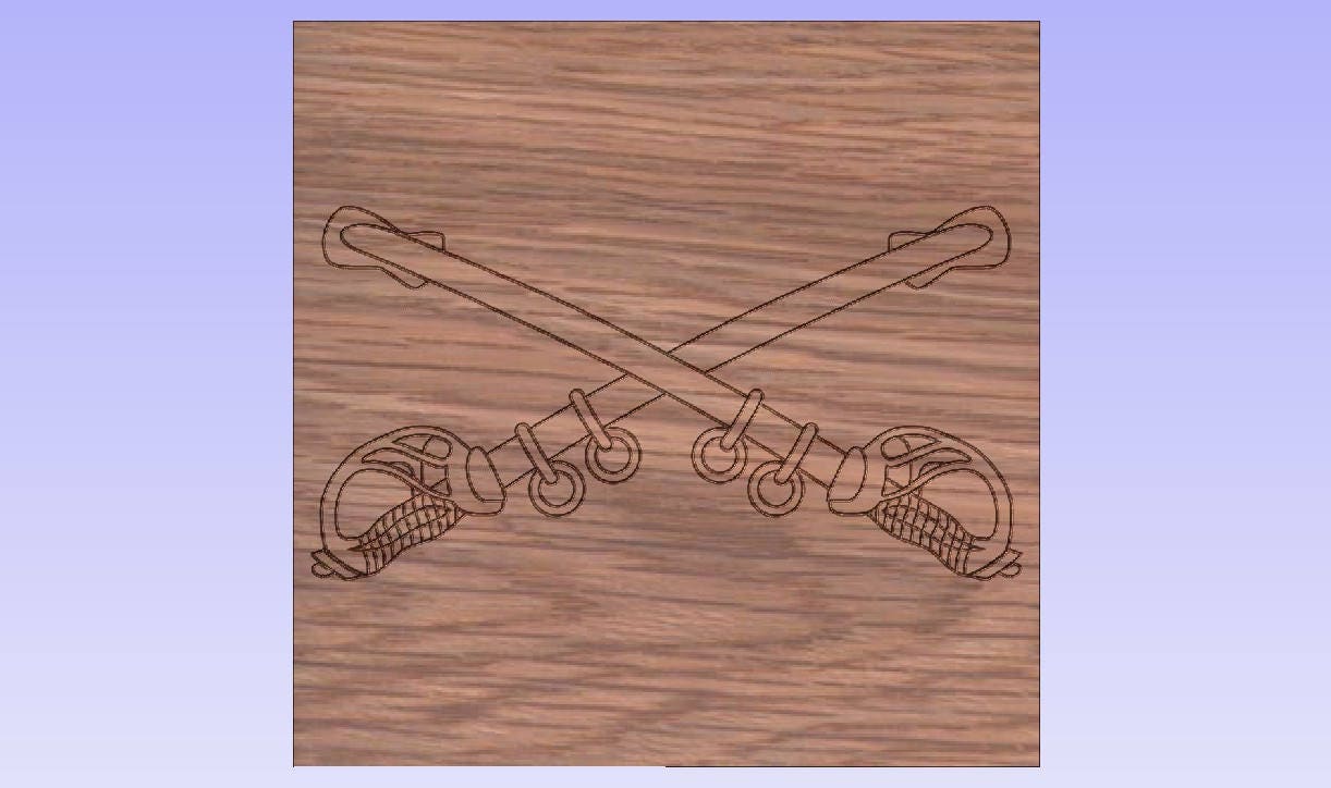 US Army Cavalry Branch Insignia Vector Files, Dxf Eps Svg Ai Crv - Etsy