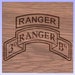 US Army 3rd Ranger Battalion Patch With Ranger Tab Vector Files, Dxf ...