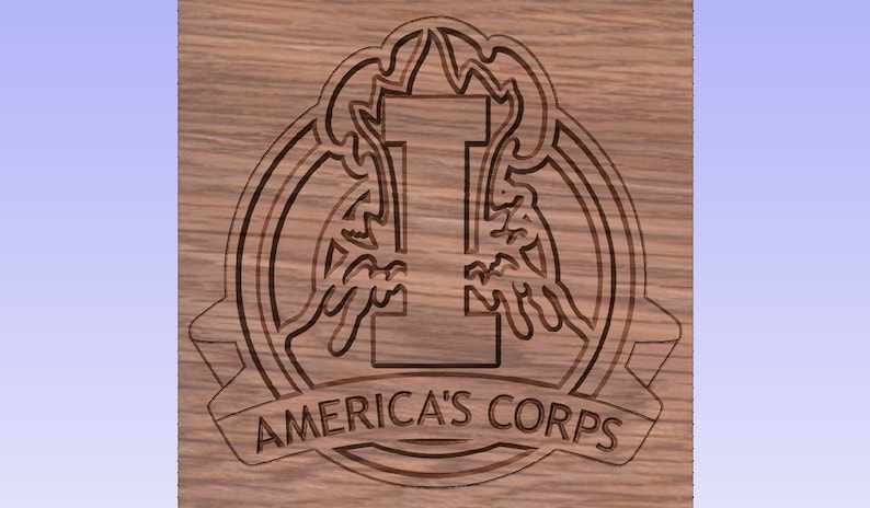 US Army I Corps Unit Crest Vector Files Dxf Eps Svg Ai Crv - Etsy Finland