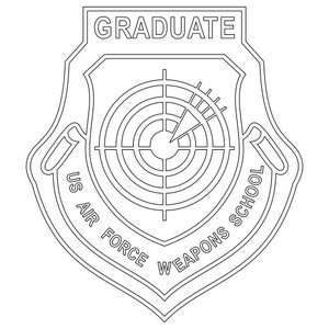 US Air Force Weapons School Graduate Patch Vector Files, Dxf Eps Svg Ai ...