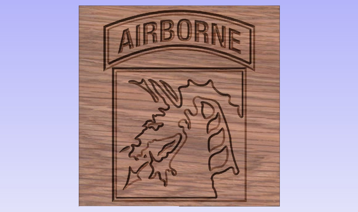 US Army XVIII Airborne Corps Patch Vector Files, Dxf Eps Svg Ai Crv - Etsy