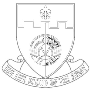 US Army 64th Brigade Support Battalion Unit Crest Vector Files, Dxf Eps ...