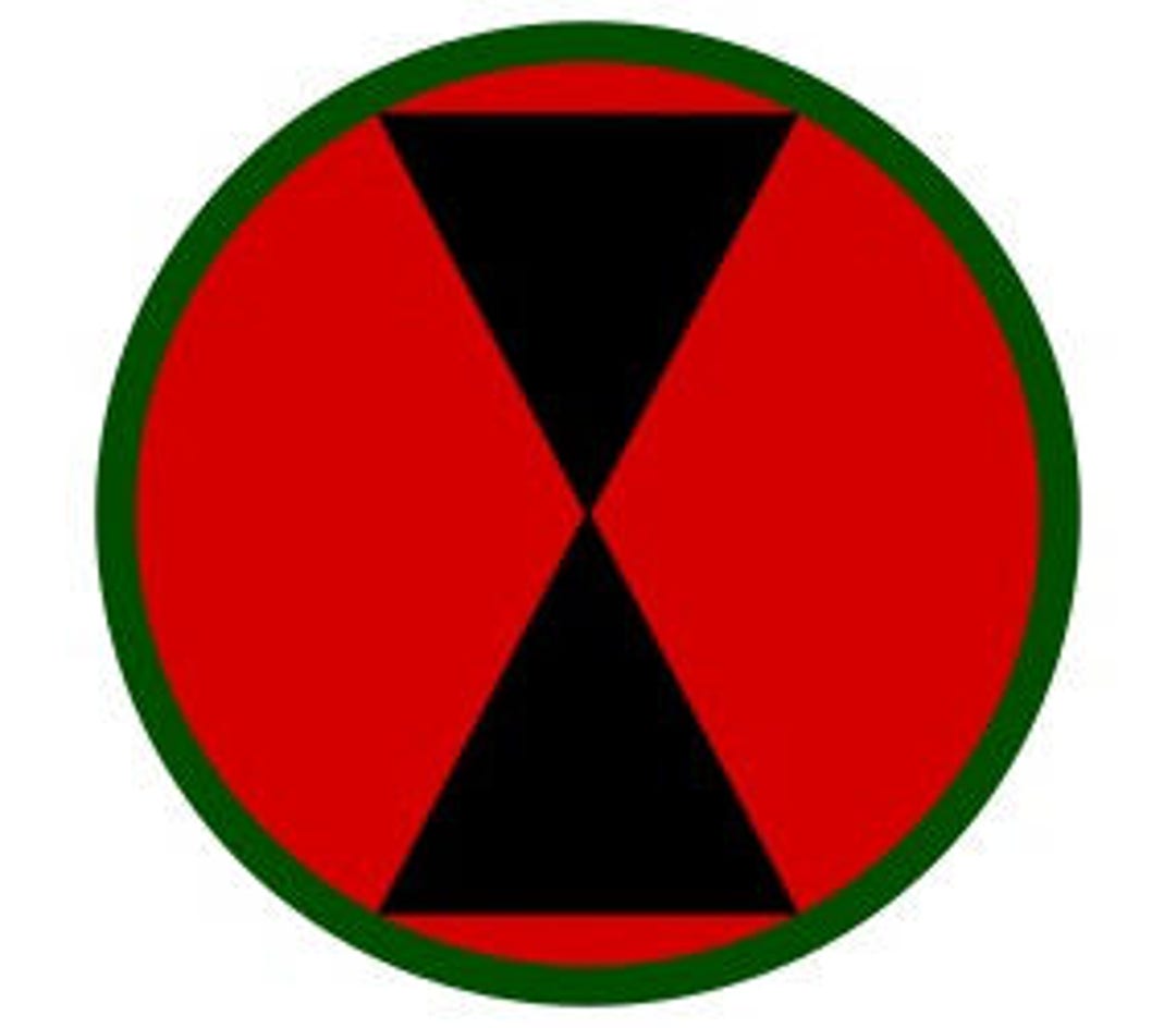 US Army 7th Infantry Division Patch Vector Files, Dxf Eps Svg Ai Crv - Etsy