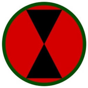 US Army 7th Infantry Division Patch Vector Files, Dxf Eps Svg Ai Crv - Etsy