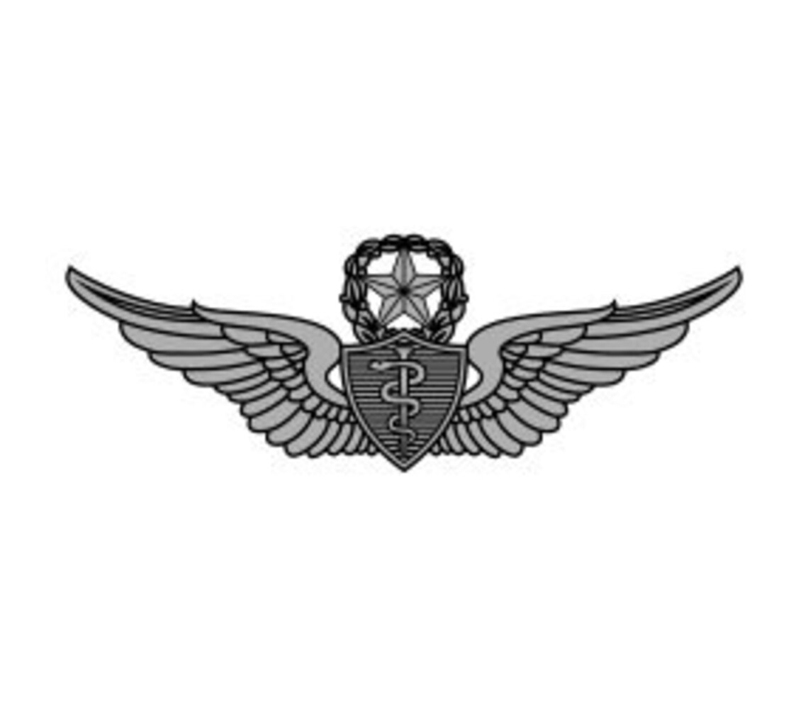 US Army Master Flight Surgeon Badge Vector Files, Dxf Eps Svg Ai Crv - Etsy