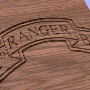 US Army 2nd Ranger Battalion Patch Vector Files, Dxf Eps Svg Ai Crv - Etsy