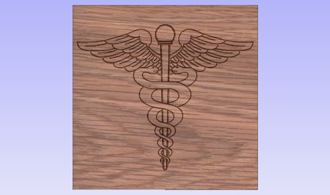 US Army Medical Corps Branch Insignia Vector Files dxf eps | Etsy