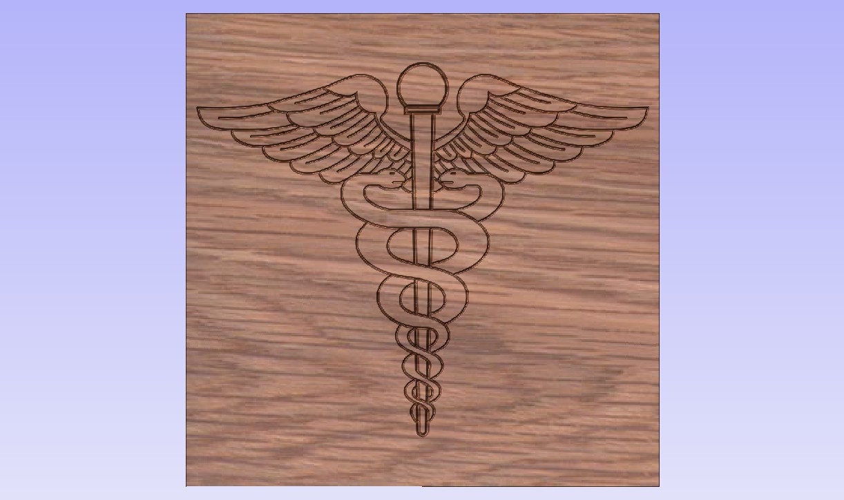 US Army Medical Corps Branch Insignia Vector Files dxf eps | Etsy