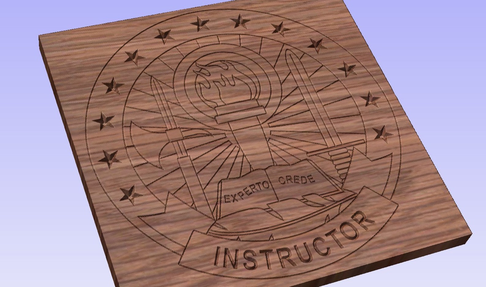 US Army Basic Instructor Identification Badge Vector Files, Dxf Eps Svg ...