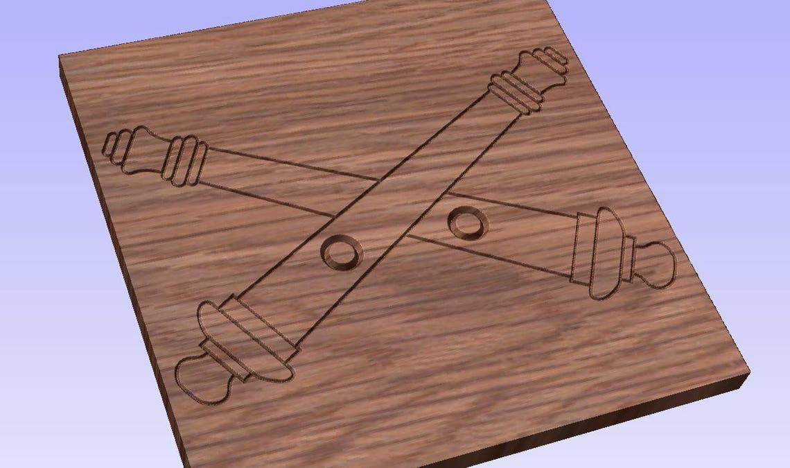 US Army Field Artillery Branch Insignia Vector Files Dxf Eps - Etsy