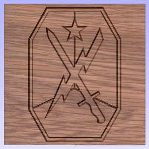 US Army Maneuver Center of Excellence Patch Vector Files, Dxf Eps Svg ...