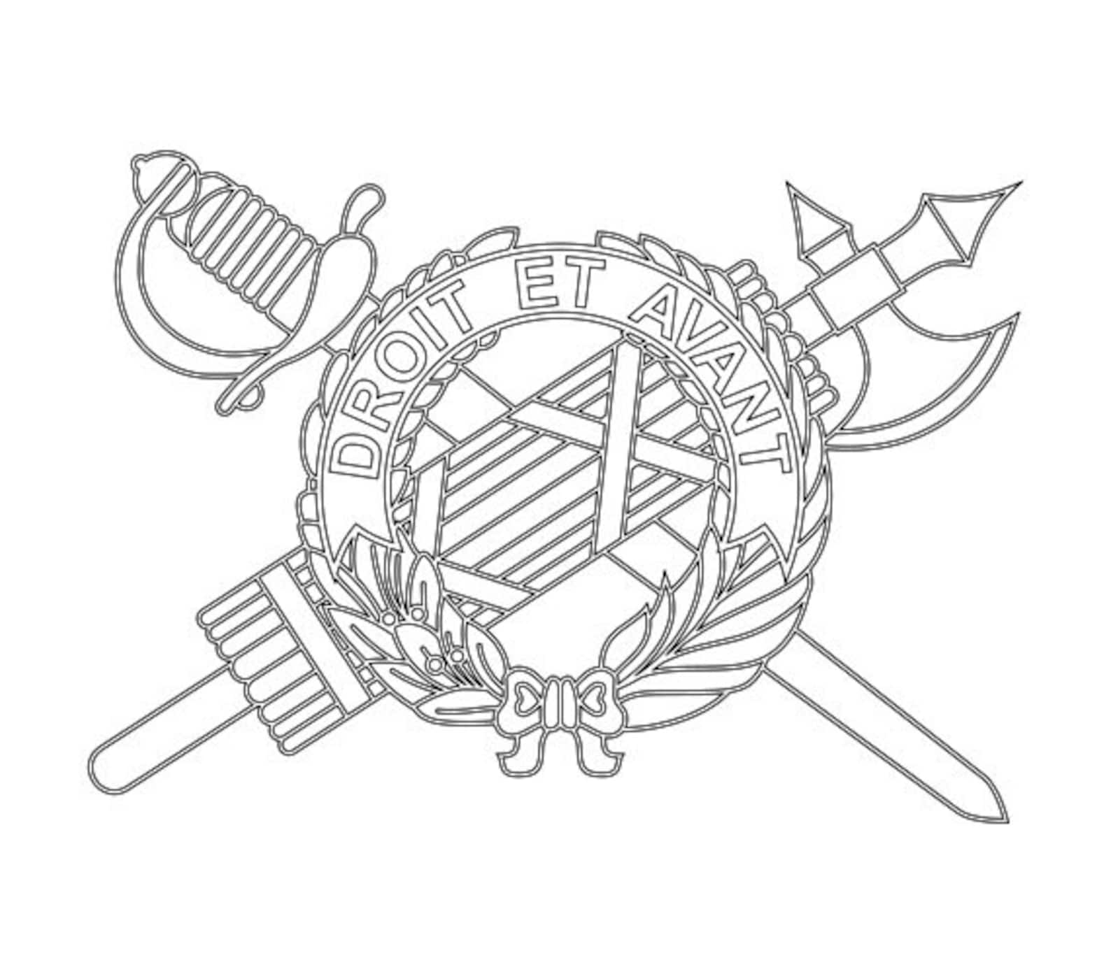 US Army Inspector General Corps Branch Insignia Vector Files | Etsy