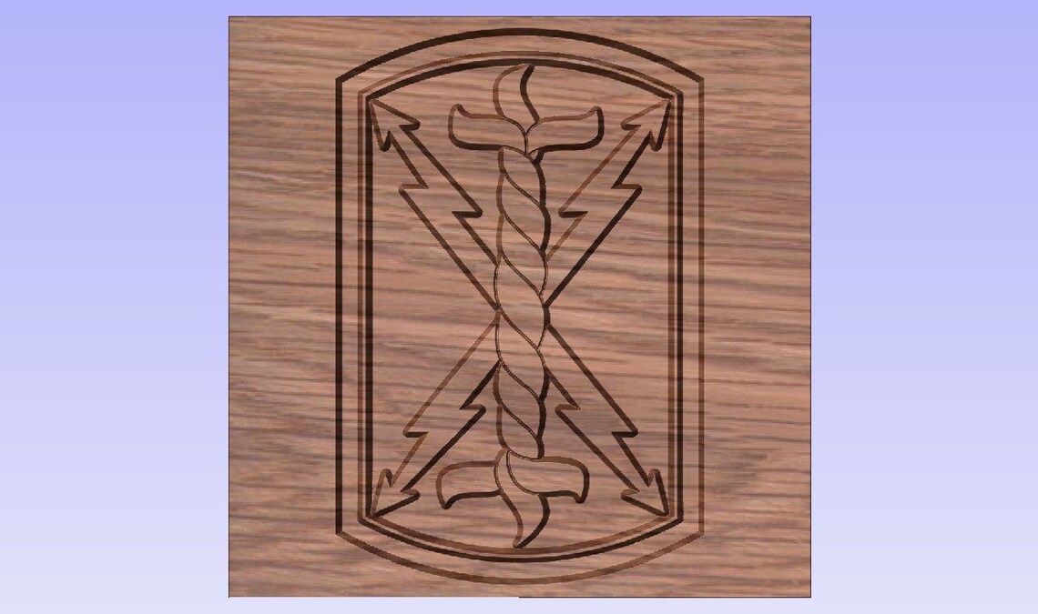 US Army 17th Field Artillery Brigade Patch Vector Files Dxf - Etsy