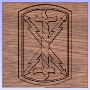 US Army 17th Field Artillery Brigade Patch Vector Files, Dxf Eps Svg Ai ...