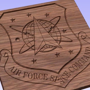 US Air Force Space Command Patch Vector Files, Dxf Eps Svg Ai Crv - Etsy