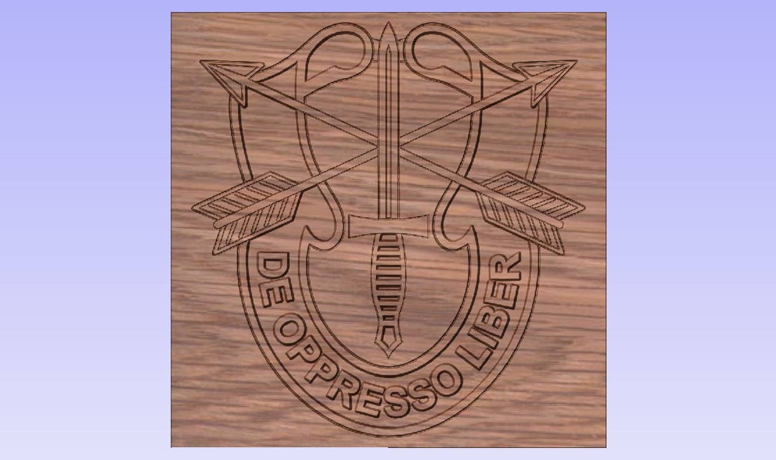 US Army Special Forces Unit Crest Vector Files, Dxf Eps Svg Ai Crv - Etsy